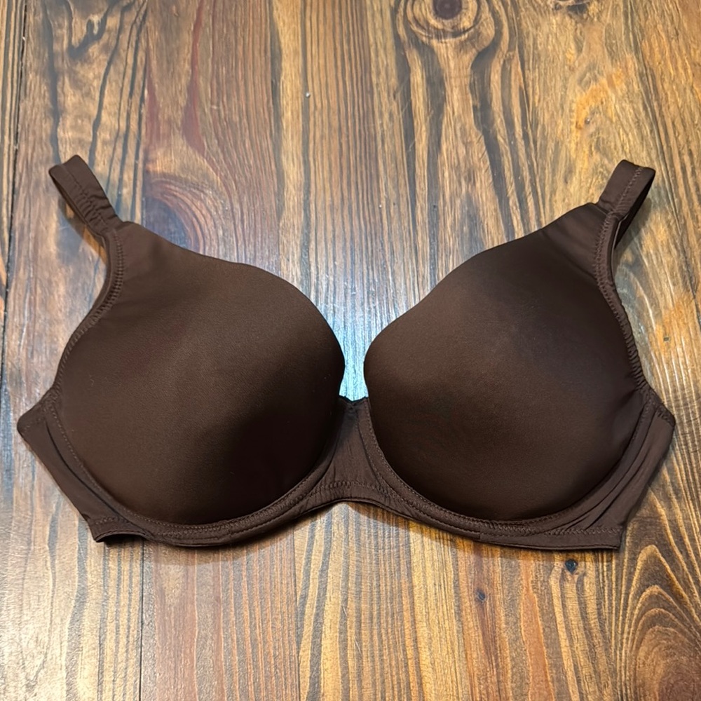 Secret Treasures Brown Full Coverage Bra With Seamles… - Gem